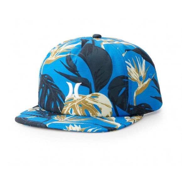 Hurley | Accessories | New Hurley Mens Blue Maui Hawaiian Tropical Snap ...